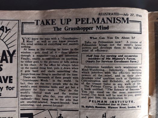 Pelmanism – grammaticus